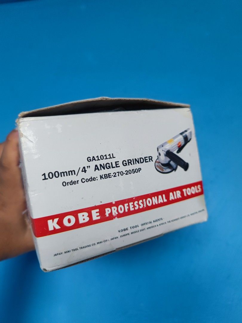 KOBE ANGLE GRINDER AIR TOOL, Furniture & Home Living, Home Improvement ...