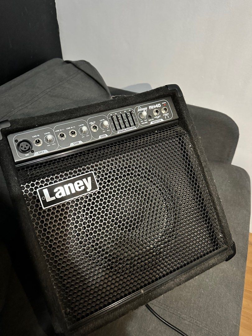 Laney Audiohub AH40 Multi Input 40-Watts 8-Inch Woofer Combo Amplifier ...