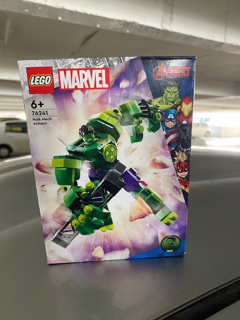 Lego Marvel 76241 Hulk Mech Armour Building Toy Set (138 Pieces ...