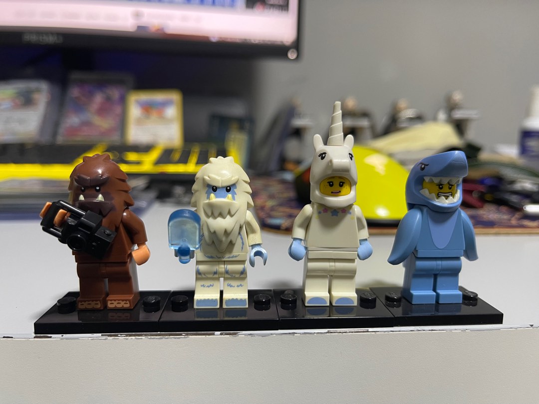 Lego Minifigs Big Foot, Yeti, Unicorn Girl, Shark Guy, Hobbies & Toys ...