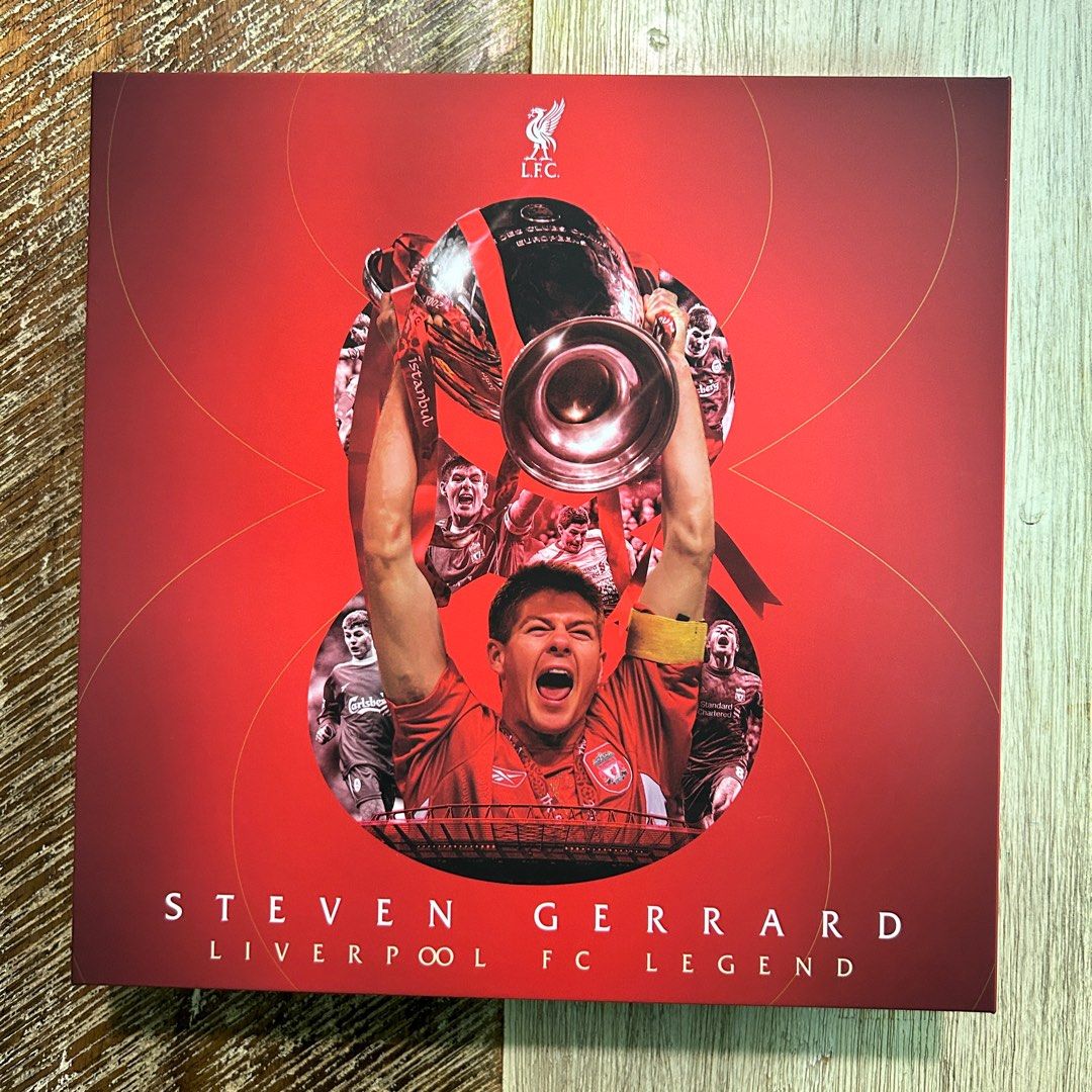 LFC Signed Gerrard Personalised Boxed Shirt, Hobbies & Toys ...