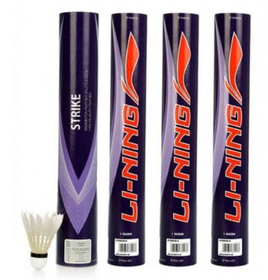 Li-Ning Badminton Shuttlecock Strike PT0610, Sports Equipment, Sports ...