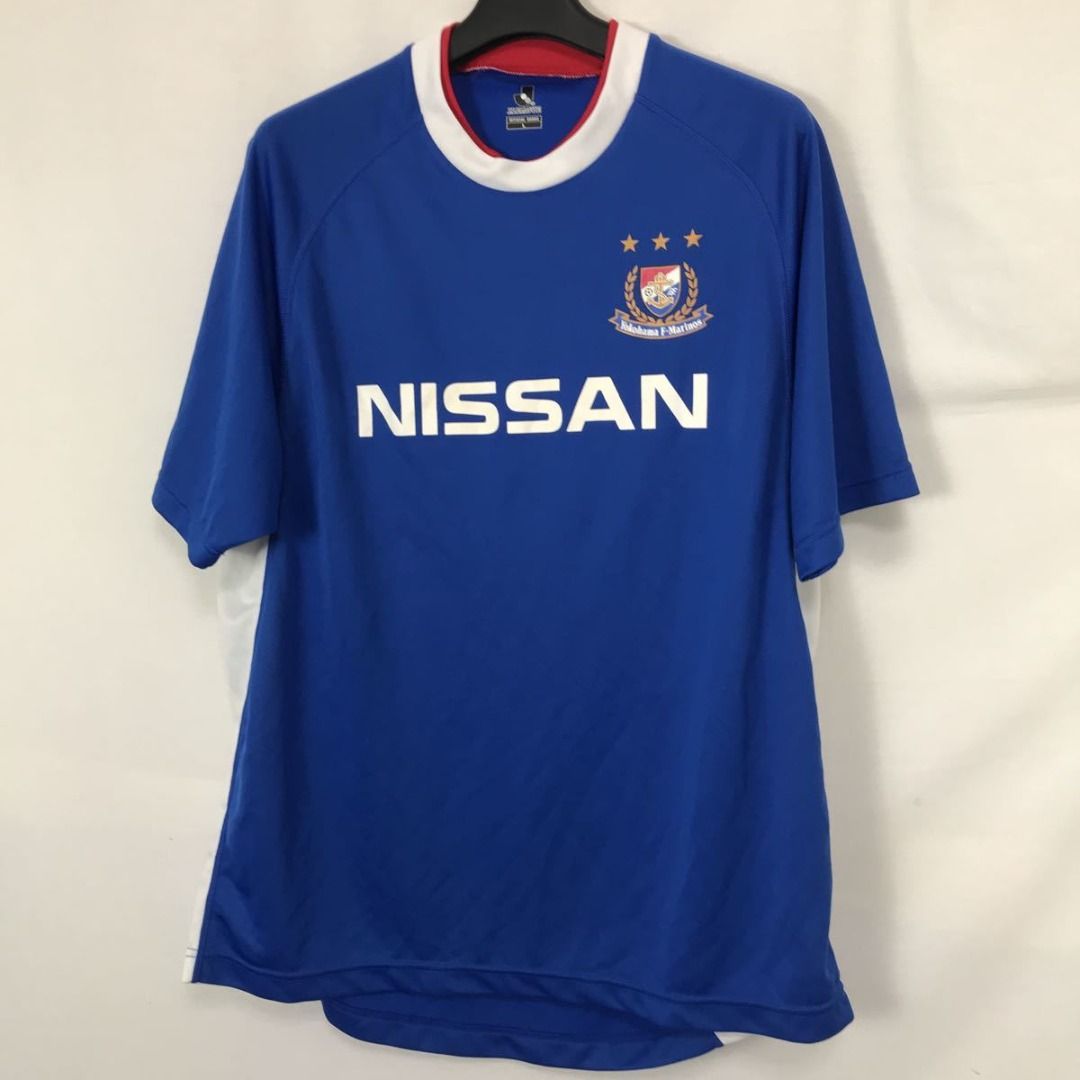 【二手、L】JFA 橫濱水手 22號 中澤佑二 NAKAZAWA 應援球衣 日本 足球 J聯盟, 男裝, 運動服裝 - Carousell