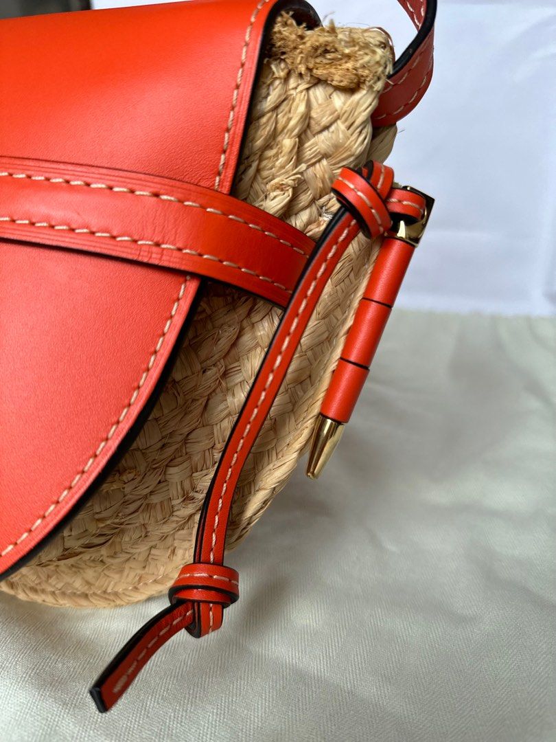 Loewe Gate Wicker Crossbody bag, Luxury, Bags & Wallets on Carousell