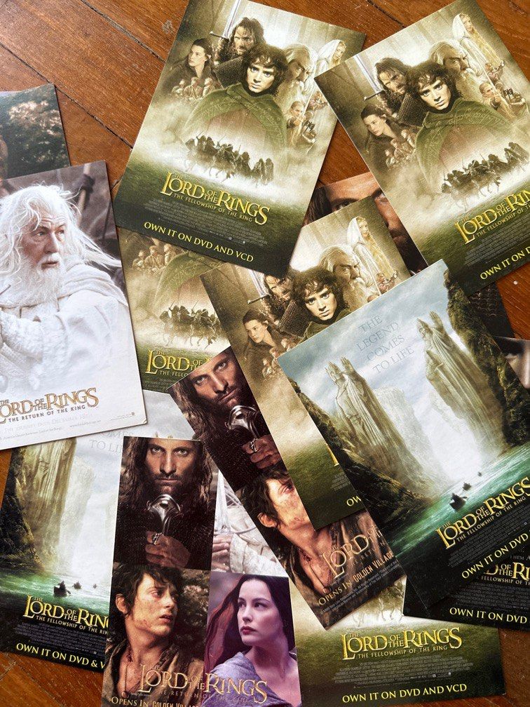 Lord of the rings postcards, Hobbies & Toys, Memorabilia & Collectibles ...