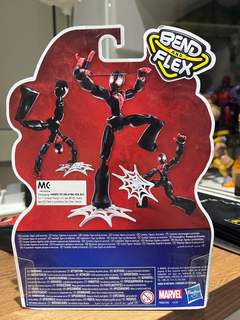 Marvel Hasbro Bend and Flex Spider-Man Spiderman Miles Morales, Hobbies ...