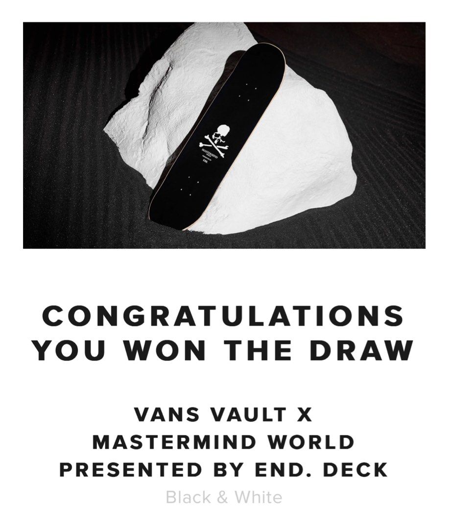 Mastermind Word Skate Board Deck Sports Equipment Other Sports