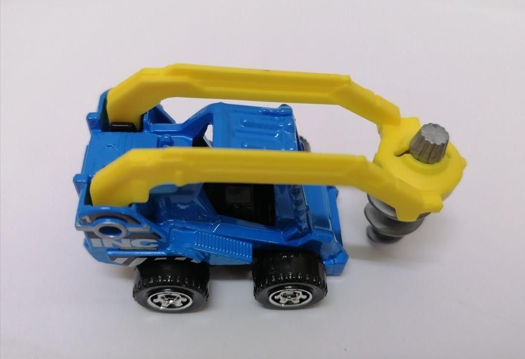 Matchbox 2019 MBX Construction Drill Digger - Blue - Loose, Hobbies ...