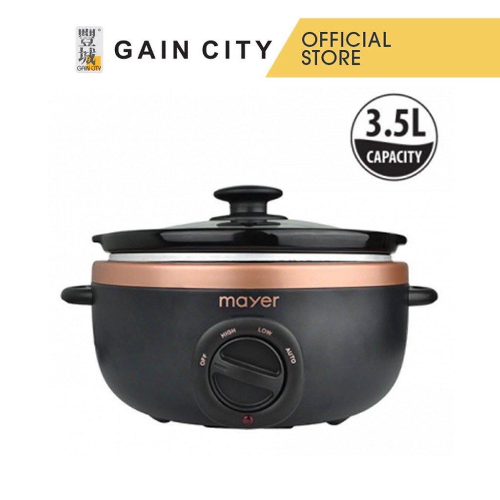 Mayer Slow Cooker 3.5l Mmsc35, TV & Home Appliances, Kitchen Appliances ...