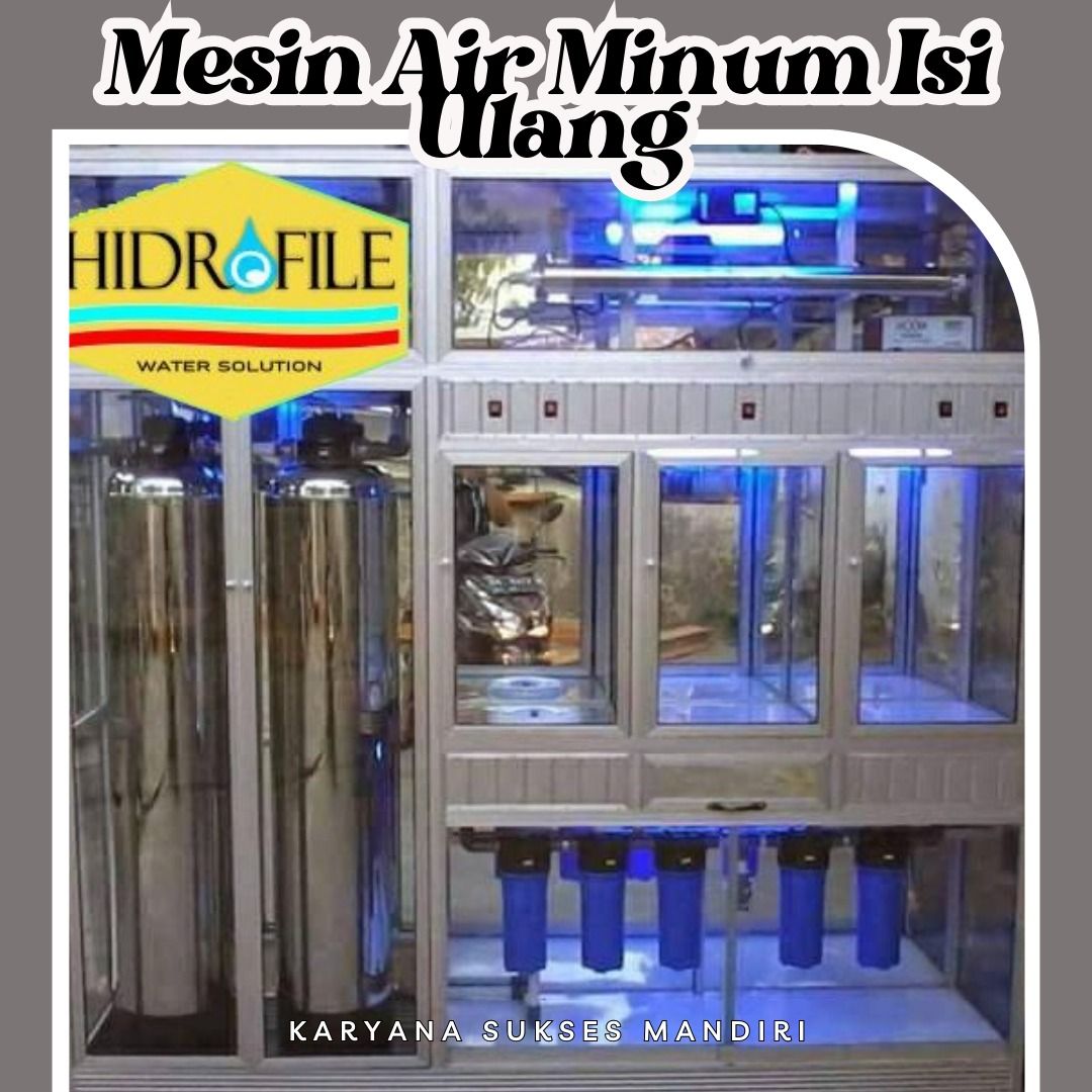 Mesin Air Minum Isi Ulang Mineral Water Mura, Lengkap dan Berkualitas ...