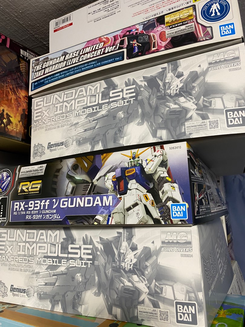 MG 1/100 Ex Impulse Gundam Zaku Warrior Live Concert RG 1/144 Nu ...