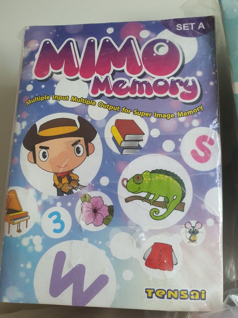 Mimo cards Shichida Set A to I, Hobbies & Toys, Toys & Games on Carousell