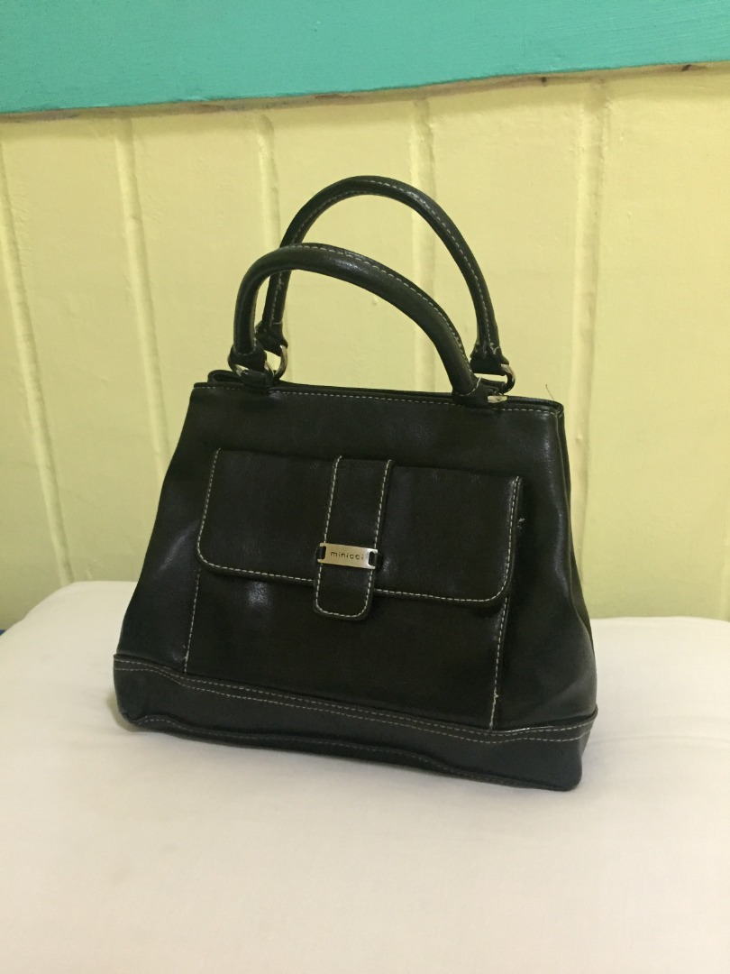 Minicci Black Satchel Bag, Women's Fashion, Bags & Wallets, Purses ...