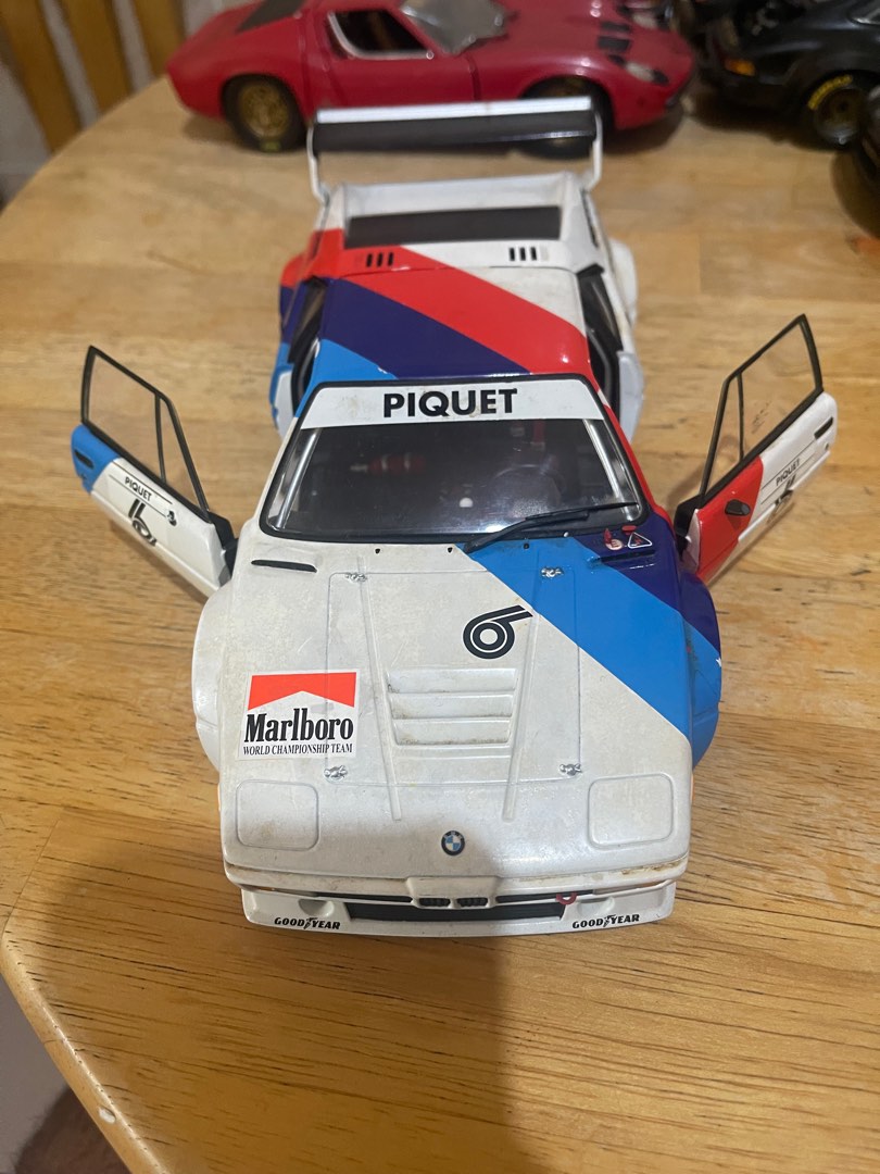 MiniChamps BMW M1 Pro Car 1979 Nelson Piquet 1:18, Hobbies & Toys ...