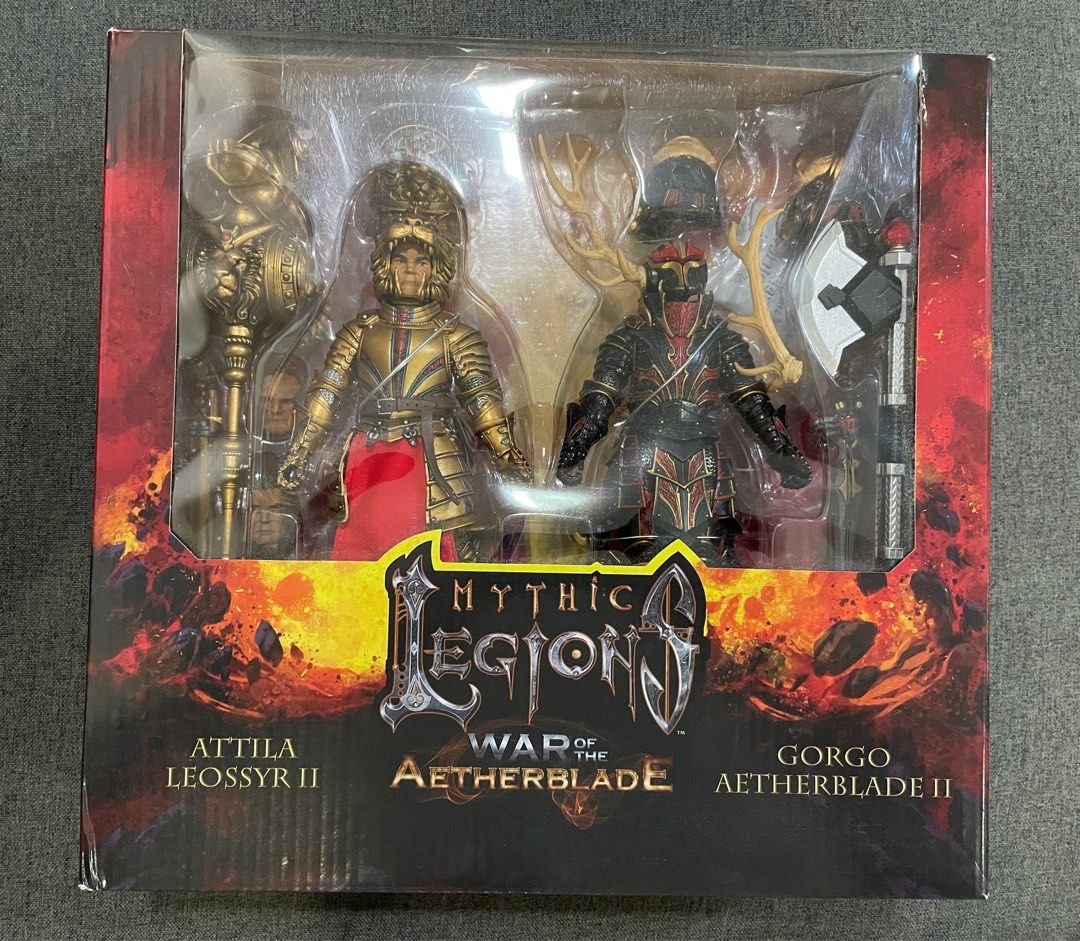 MISB ATTILA LEOSSYR II & GORGO AETHERBLADE II MYTHIC LEGIONS FOUR ...