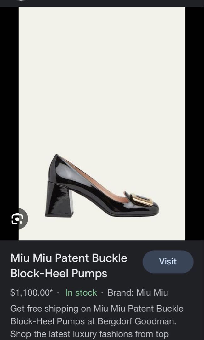 Miu Miu authentic prada by miu miu, Women's Fashion, Footwear, Flats & Sandals on Carousell