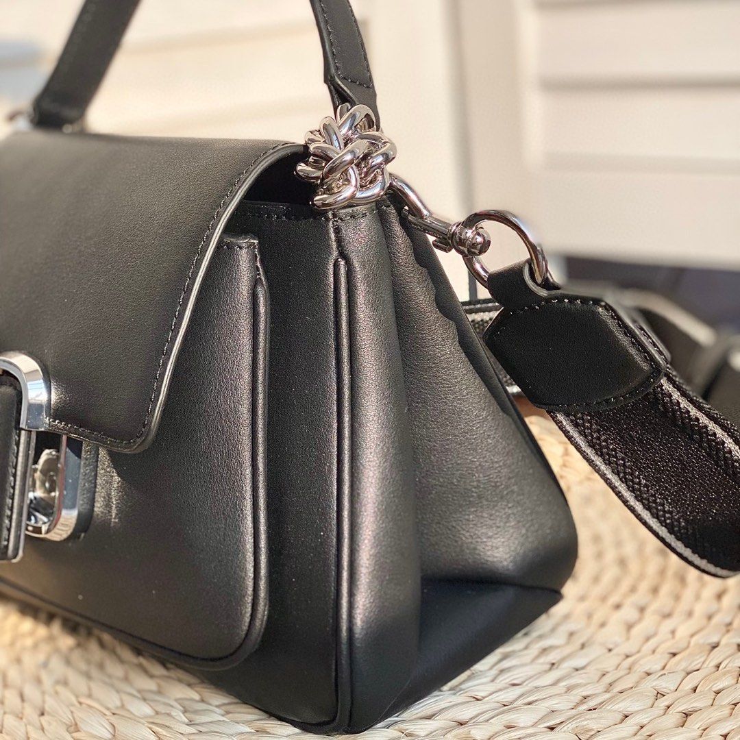 MJ Calf Skin Leather Crossbody Bag, Women's Fashion, Bags & Wallets ...