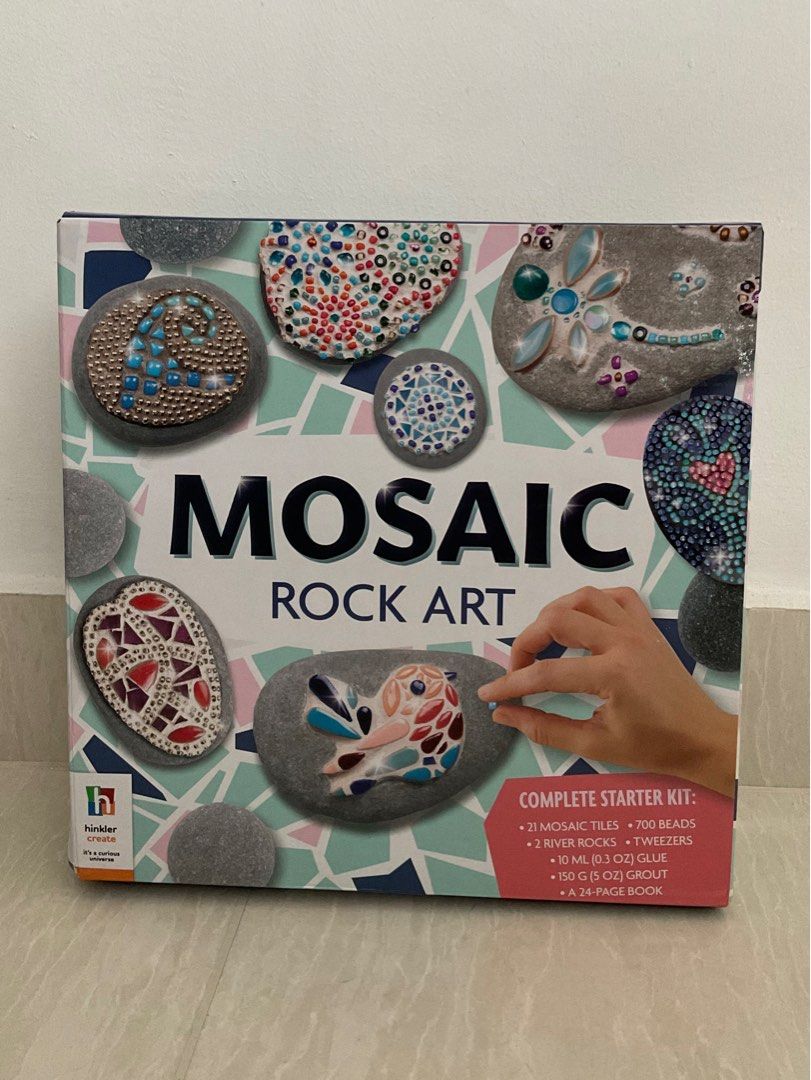 mosaic rock art craft kit, Hobbies & Toys, Stationery & Craft, Other ...
