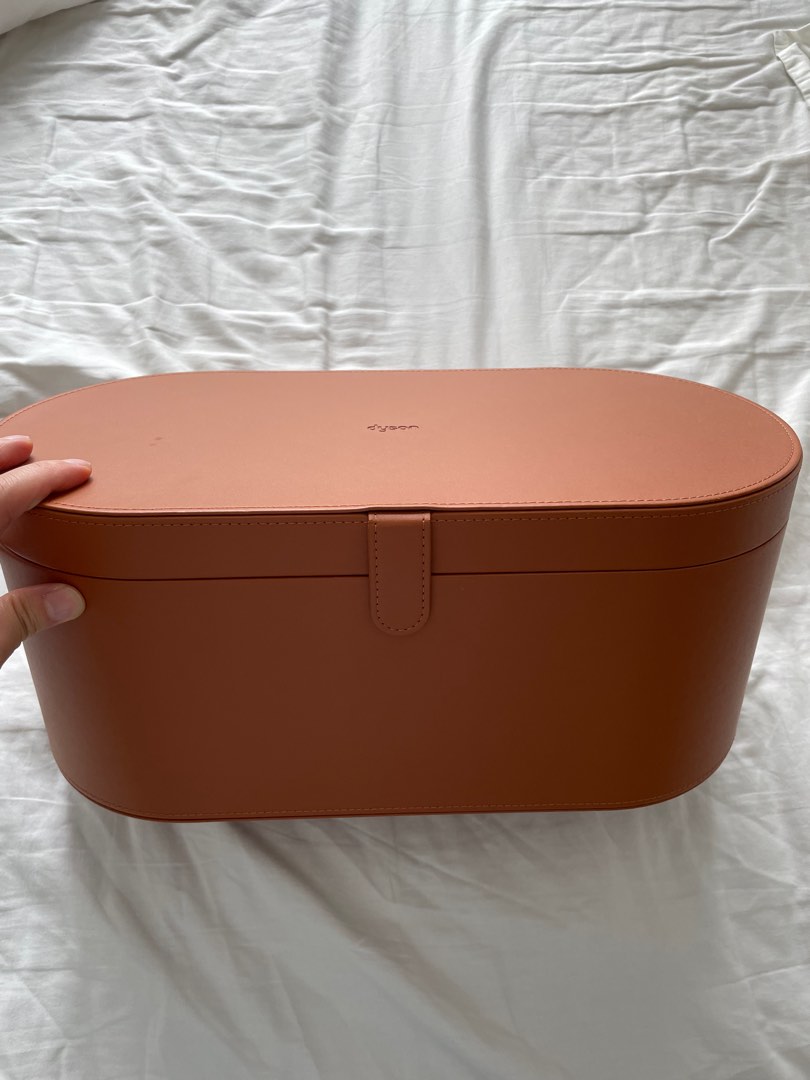 [MOVE OUT SALE] Dyson Airwrap leathery box, Furniture & Home Living ...