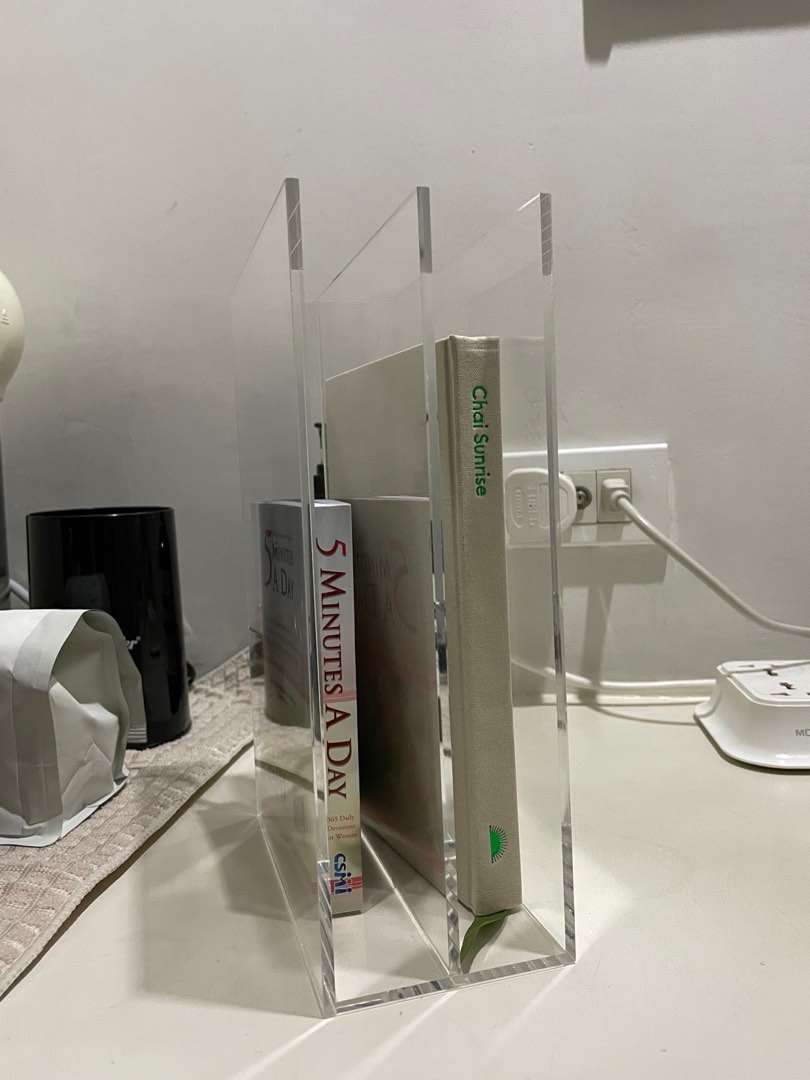 Muji Acrylic Paper/Notes Stand, Furniture & Home Living, Office ...