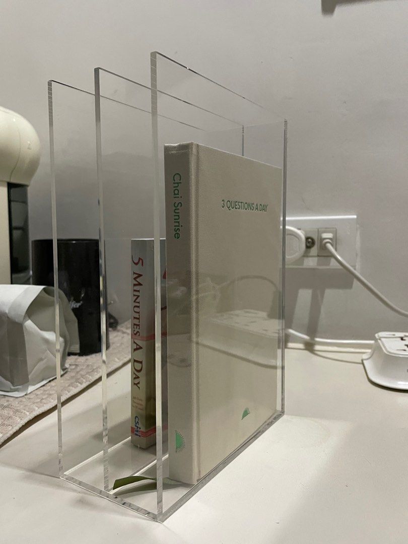 Muji Acrylic Paper/Notes Stand, Furniture & Home Living, Office ...
