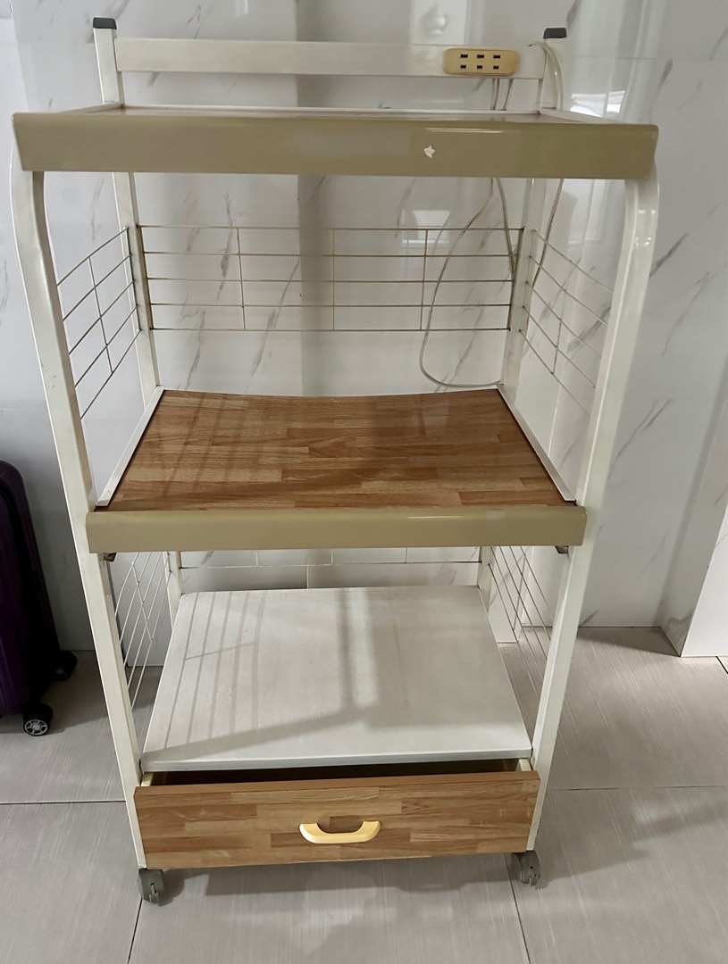 Multi purpose kitchen table / microwave table, Furniture & Home Living ...