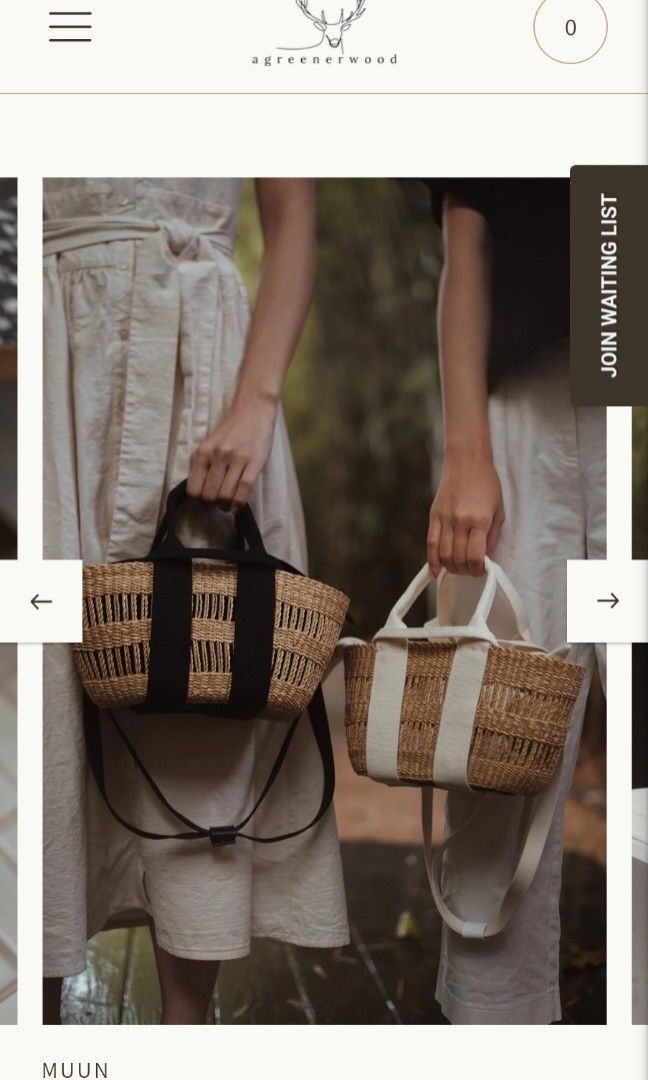 Muun Mini George Net, Women's Fashion, Bags & Wallets, Tote Bags on ...