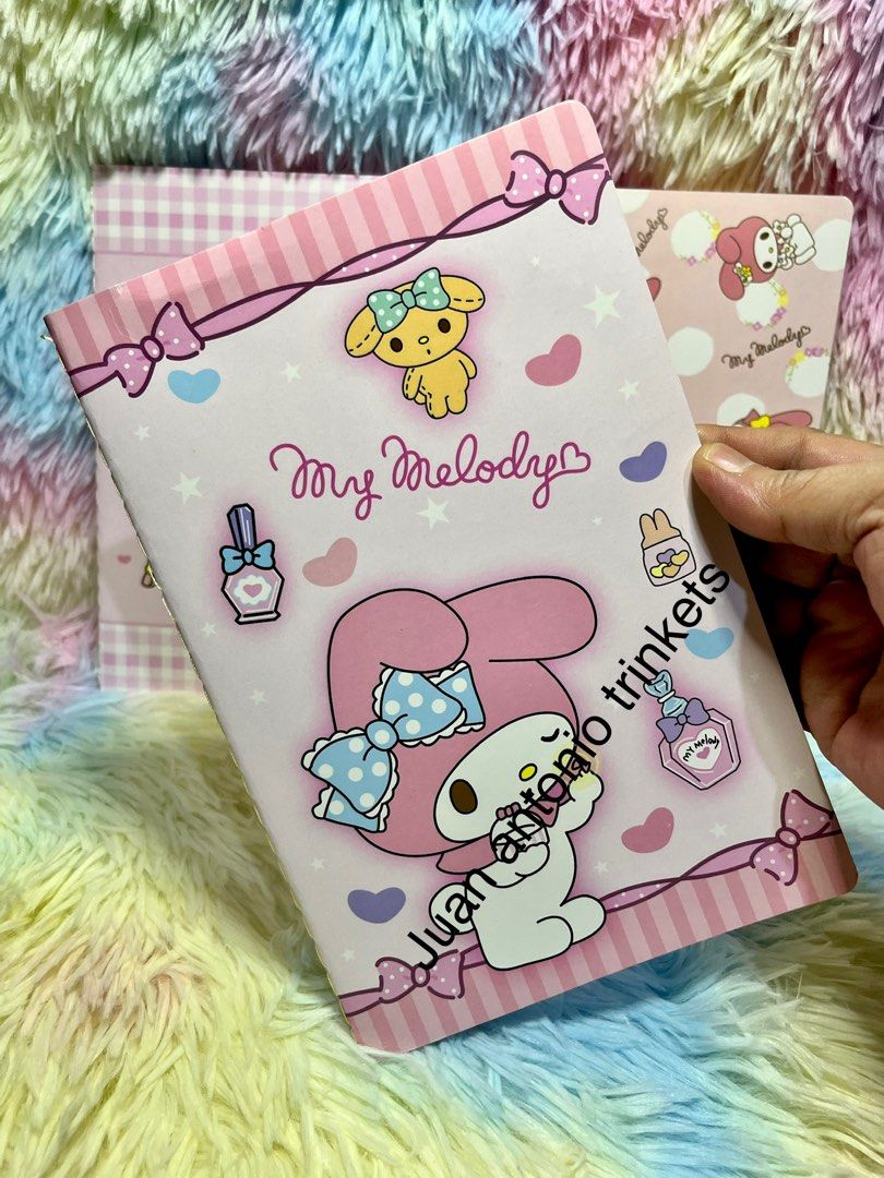 My Melody Stationery Lined Notebook, Hobbies & Toys, Stationary & Craft ...