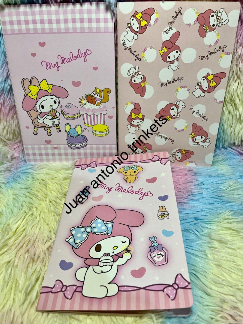 My Melody Stationery Lined Notebook, Hobbies & Toys, Stationary & Craft ...