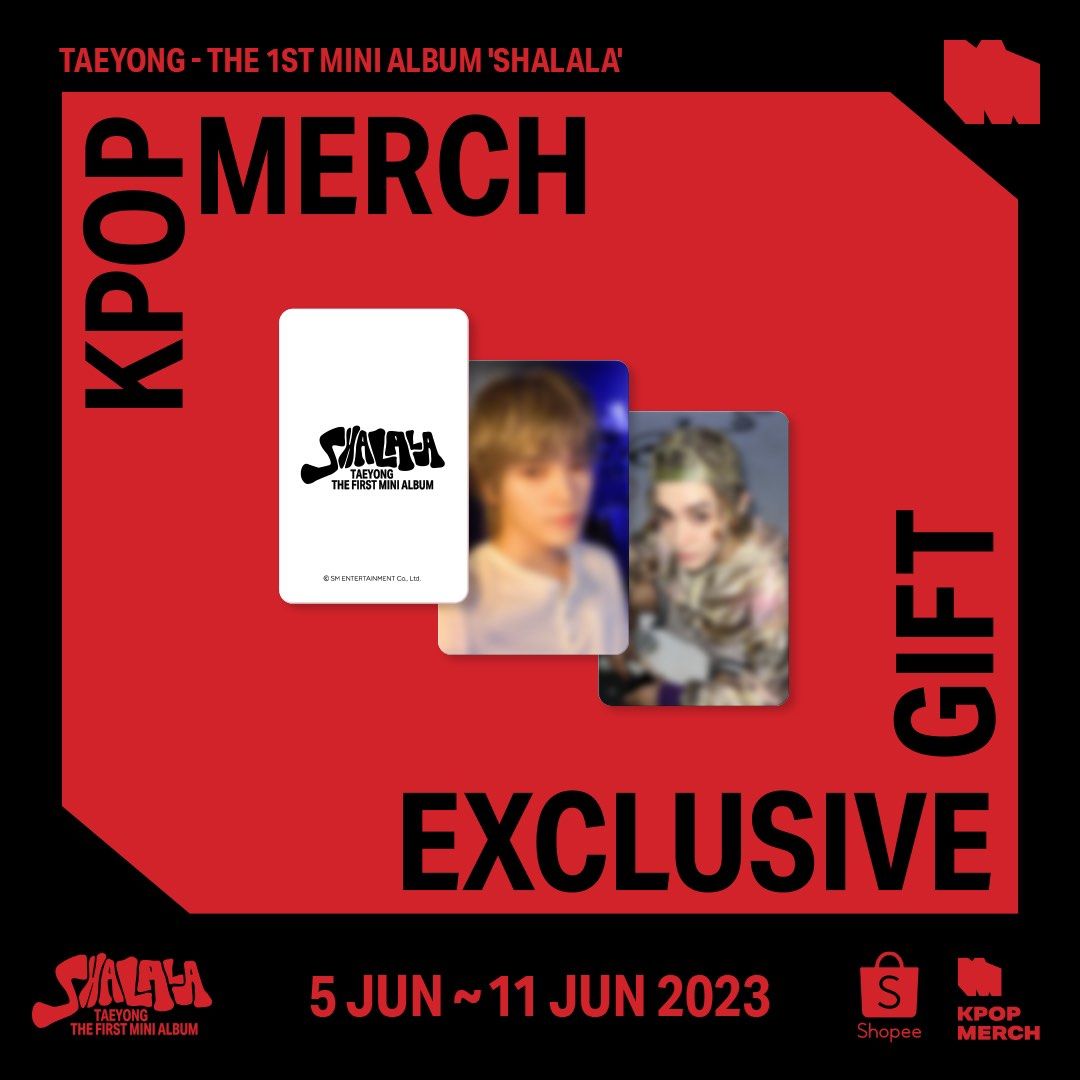 [closed] NCT Taeyong Kpop Merch x Shopee Fansign, Hobbies & Toys ...