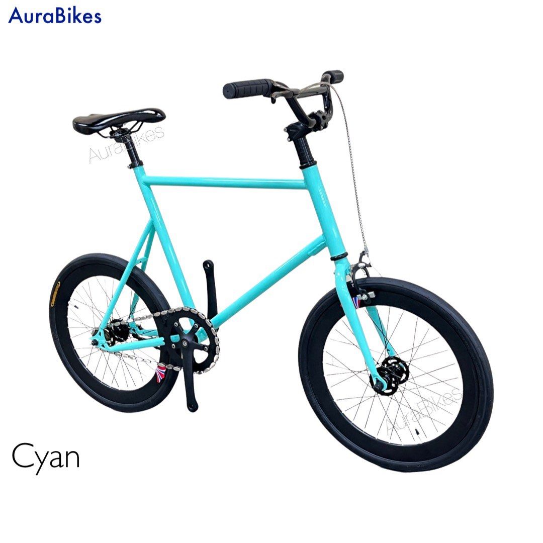 New 20” Mini Velo Fixie Bicycle Bike Fixed Gear Hybrid, Sports ...