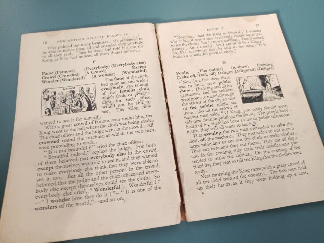 New Method Malayan Readers (1947 first print, antique), Hobbies & Toys ...