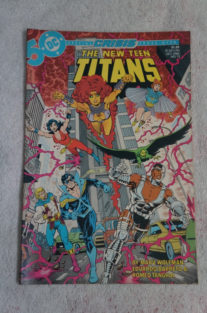 New Teen Titans (1984 2nd Series) issue 13. **Crisis on Infinite Earths ...