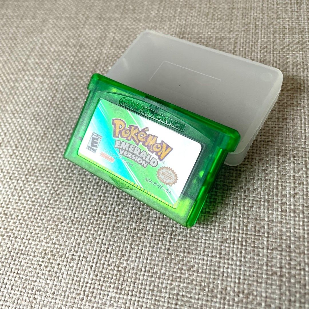 任天堂Nintendo gameboy advance gba games card fiery red leaf green ruby ...