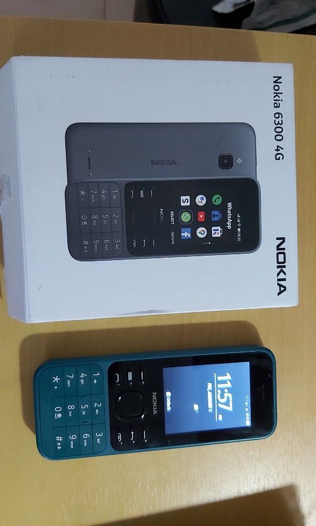 Nokia model 6300 4G sea blue color - Moving out sale, Mobile Phones & Gadgets, Mobile Phones ...