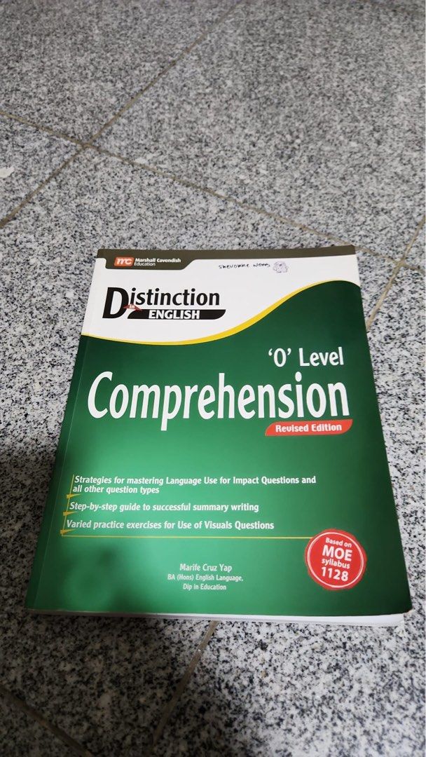 O Level English Comprehension, Hobbies & Toys, Books & Magazines ...