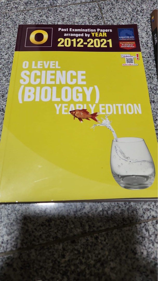 O Level Science (Biology) Yearly TYS 2012-2021, Hobbies & Toys, Books ...