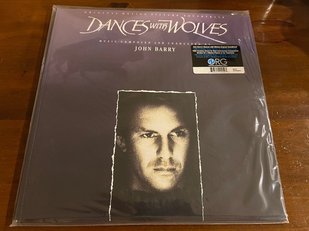 (ORG) Dances With Wolves - OST (2LP Limited Edition & Individually Numbered 45rpm Vinyl ...