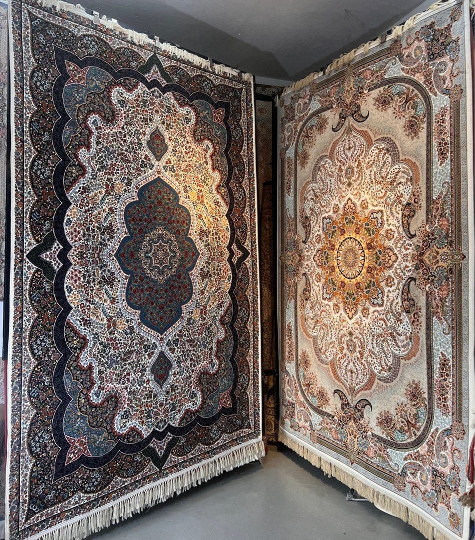 Persian machine made carpet 1000 knots, Furniture & Home Living ...