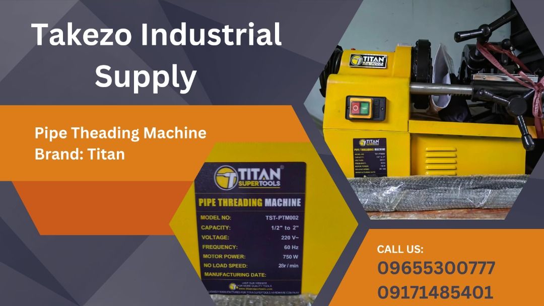 Pipe Threading Machine, Commercial & Industrial, Construction Tools ...