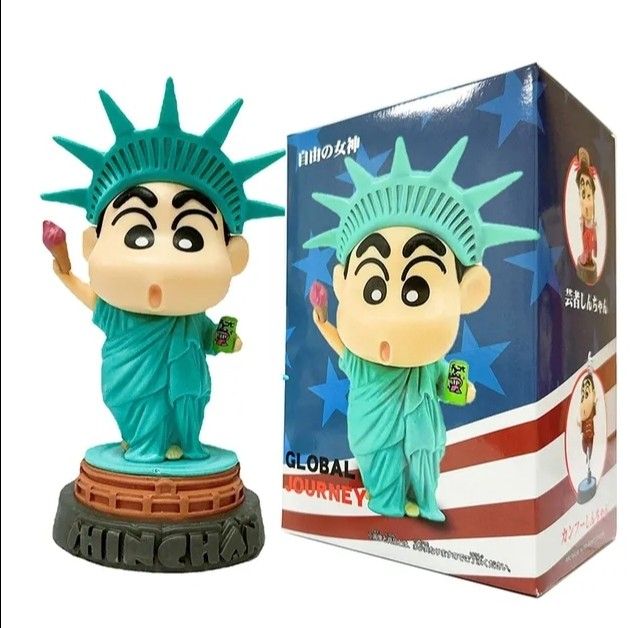 Crayon Shin Chan Figurines - Statue of Liberty, Hobbies & Toys, Toys ...