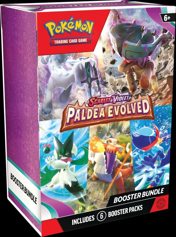 Pokemon SV2 Paldea Evolved Booster Bundle (7072849) Brand New, Hobbies ...