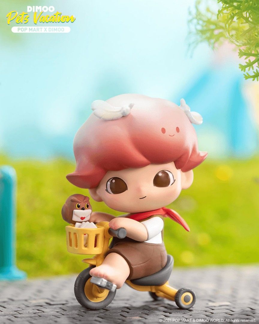 POP MART Dimoo Pets Vacation Series - Love Letter Courier, Hobbies ...