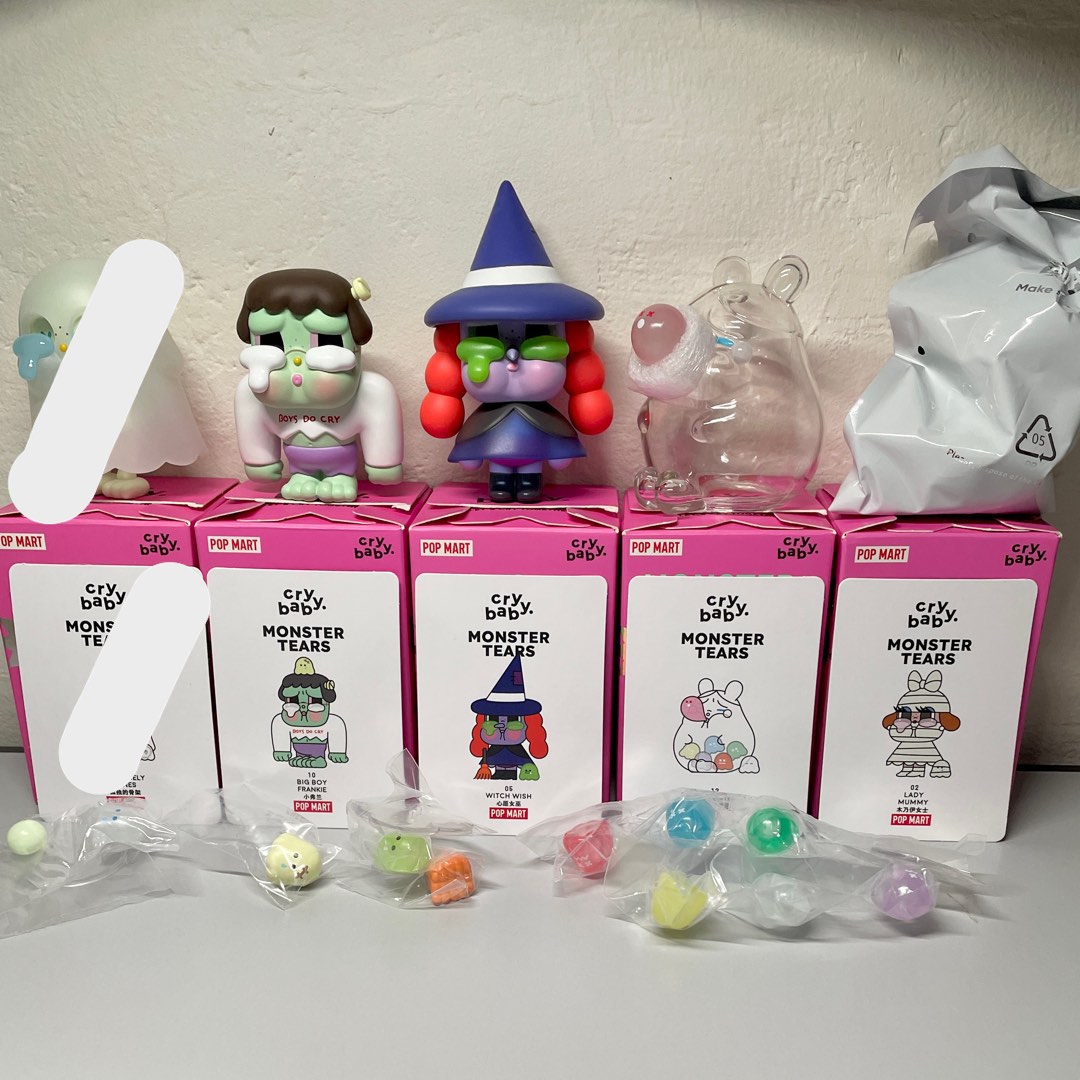 Popmart Crybaby Monster Tears - Big Boy, Witch Wish, Soul Eater, Lady ...