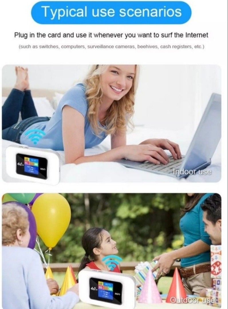 4G/5G Portable SIM card wifi router for (TPG-SIMBA)& all SIM card(not ...