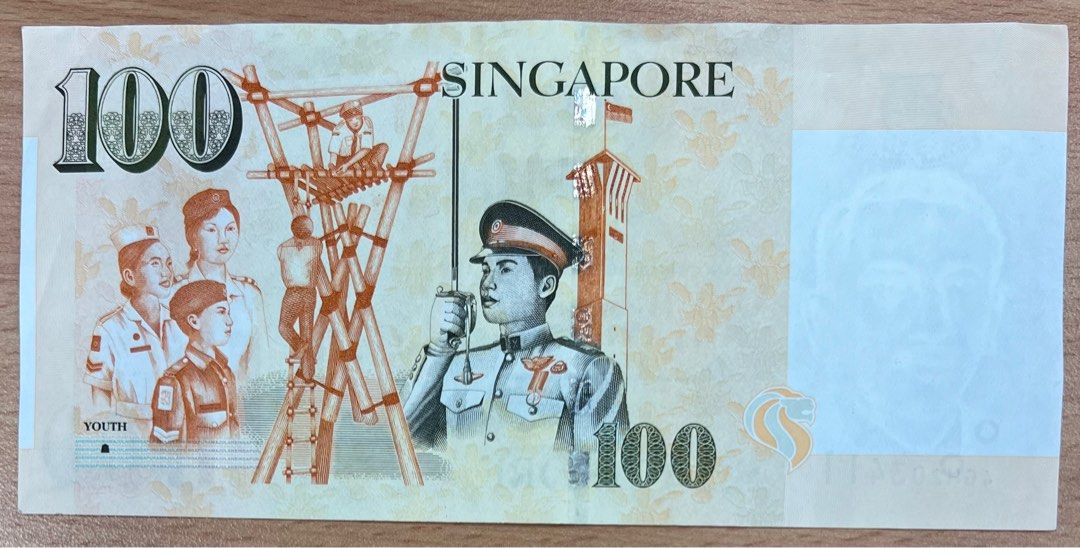 Portrait $100 with fancy jumbled ladders-numbers:01234, Hobbies & Toys ...