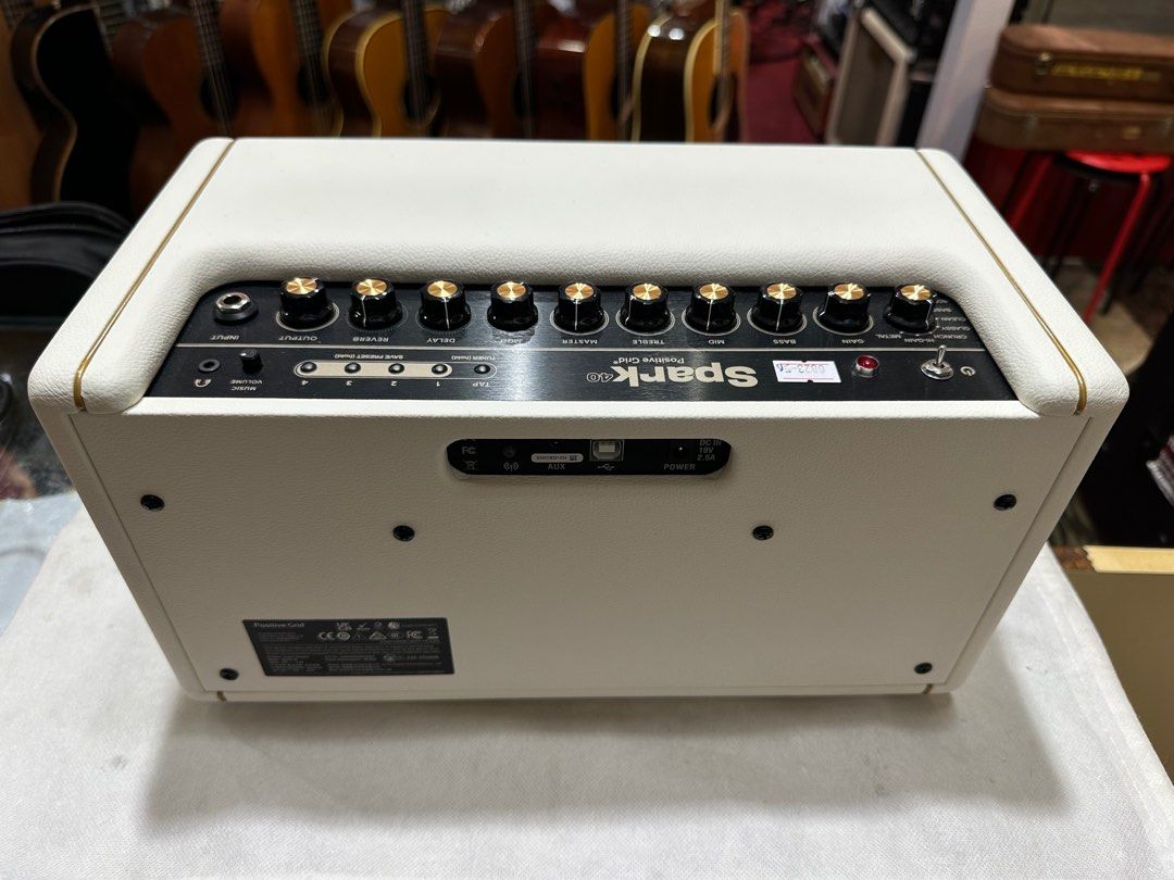 Positive Grid Spark Smart Guitar Amplifier, Pearl White, Hobbies & Toys ...