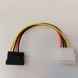 Power Adapter 4 Pin IDE Molex To 15 Pin Serial SATA ATA Hard Drive ...