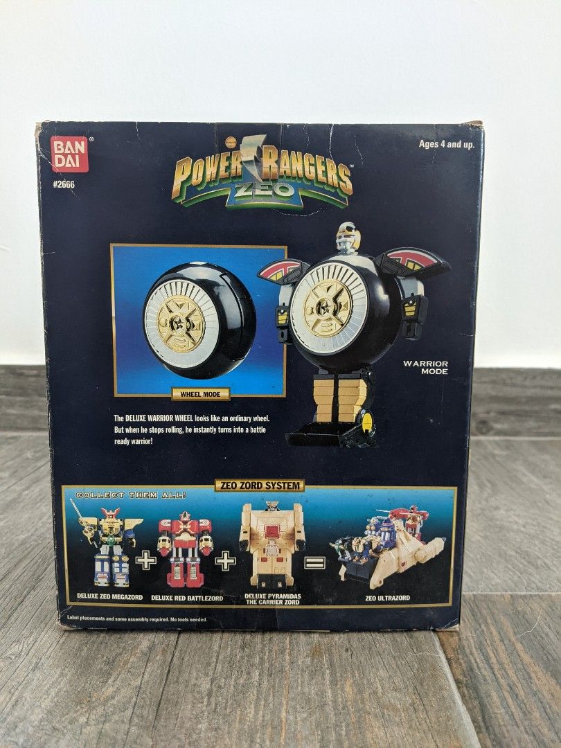 Power Rangers Zeo Deluxe Warrior Wheel Spring Morphin Action, Hobbies ...