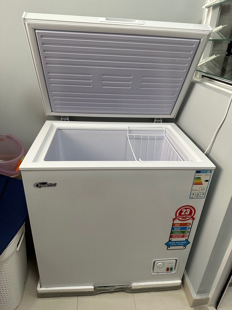 PowerPac Chest Freezer 150L CFC Free, Chiller & Freezer (PPFZ150), TV ...